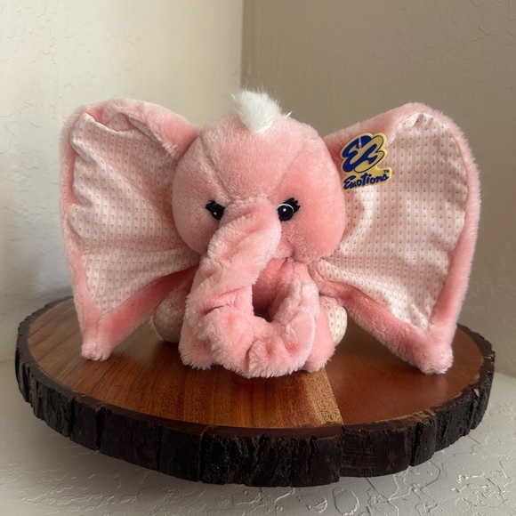 Mattel | Toys | 98s Mattel Toys Emotions Pink Lorilee Elephant Plush | Poshmark